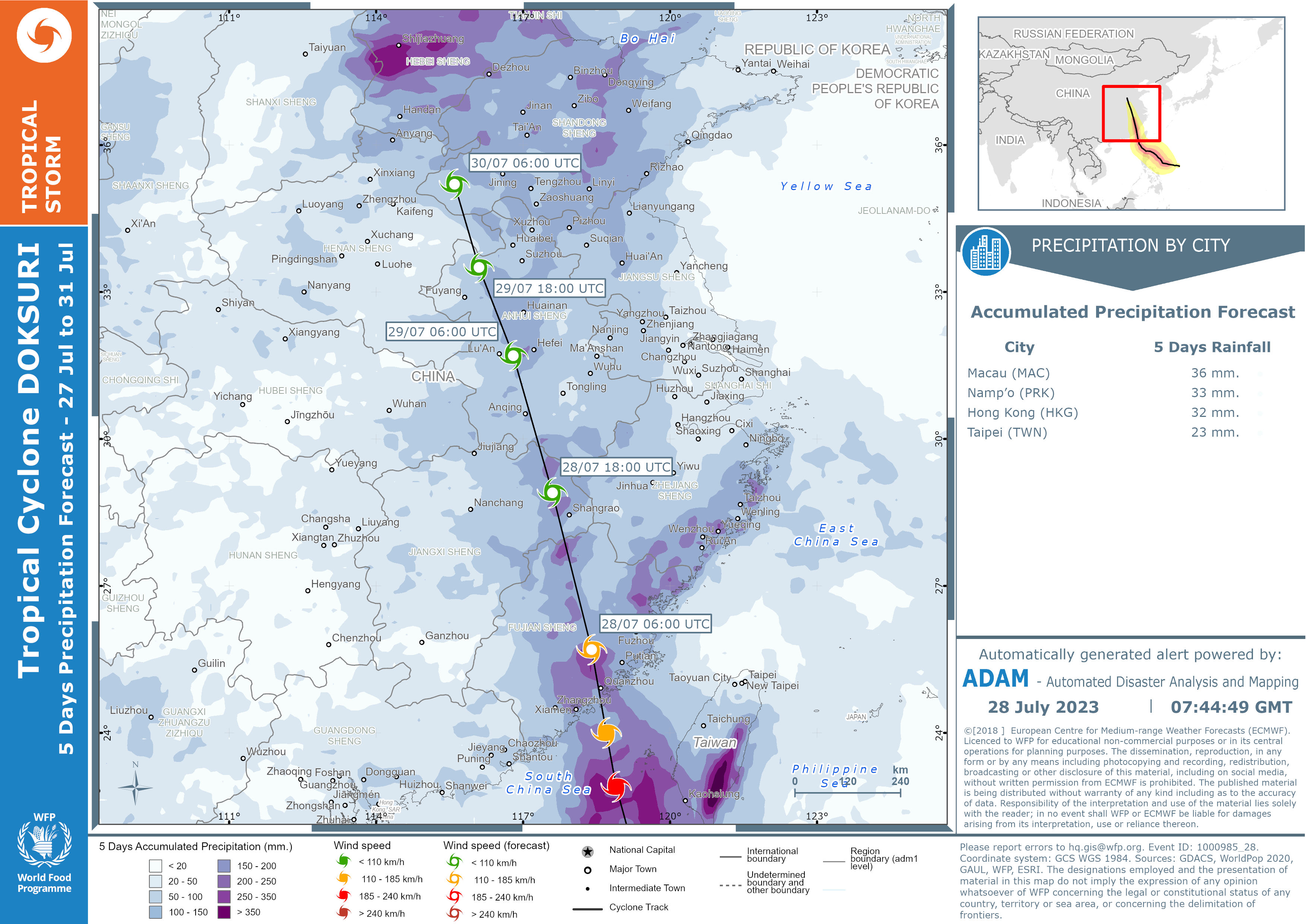 Rainfall Map - Destacados - Humanitarian Data Exchange