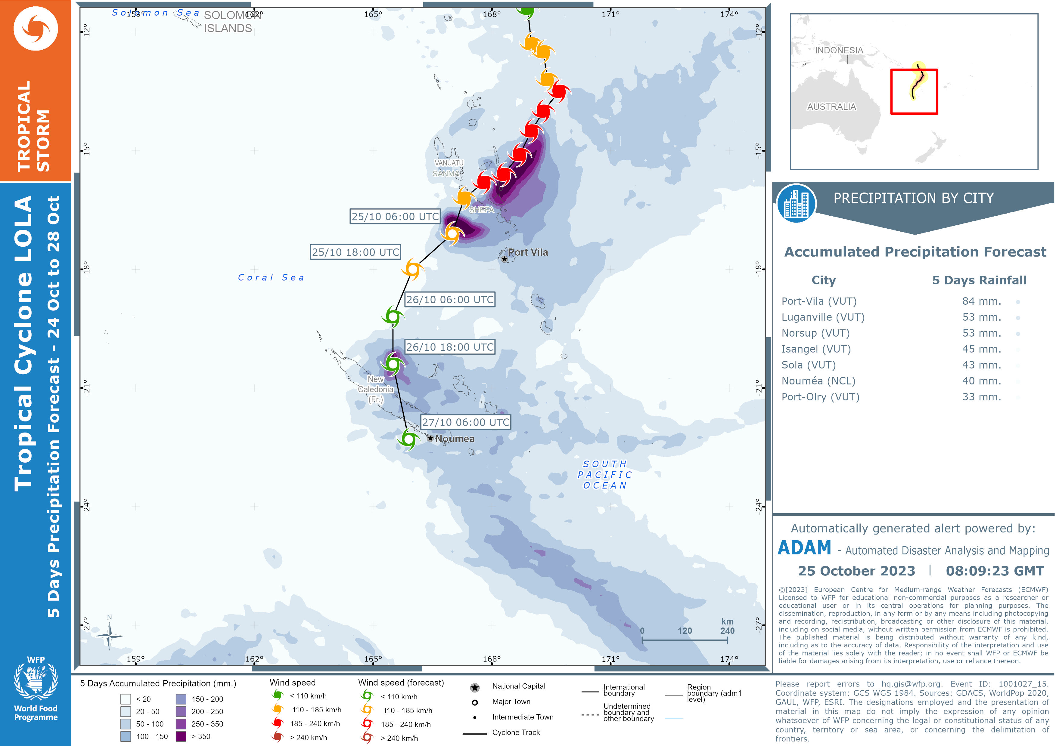 Rainfall Map - Destacados - Humanitarian Data Exchange